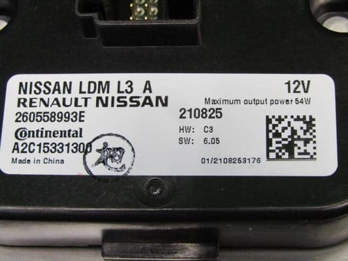 NISSAN Note 2022 6AA-E13 HID Control 260558993E [Used] [PA103265251] | eBay