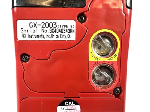 RKI Instruments GX-2003 Gas Detector Monitor with Charging Dock | eBay