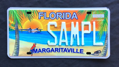Florida Sample License Plate Tag # SAMPL Margaritaville Key West Jimmy ...