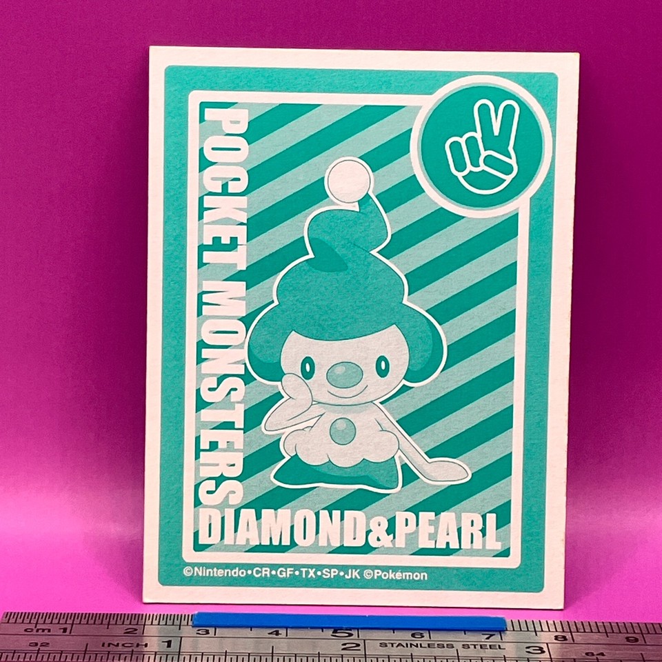 Mime Jr. Pokemon Playing Card Carta Diamond and Pearl Nintendo TCG ...
