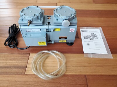 GAST Diaphragm Vacuum Pump for Porcelain Furnace Dental Lab Model DAA ...