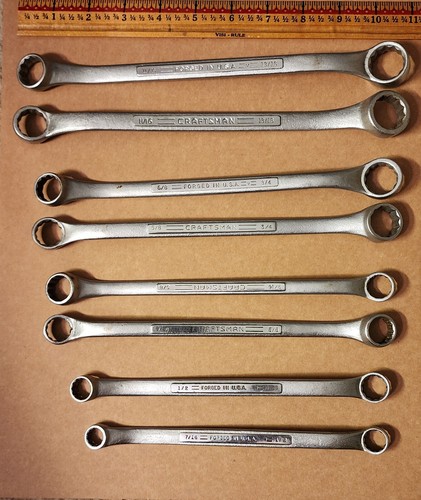 Craftsman Offset Box End Wrenches Nice Set of 8 (see description) | eBay
