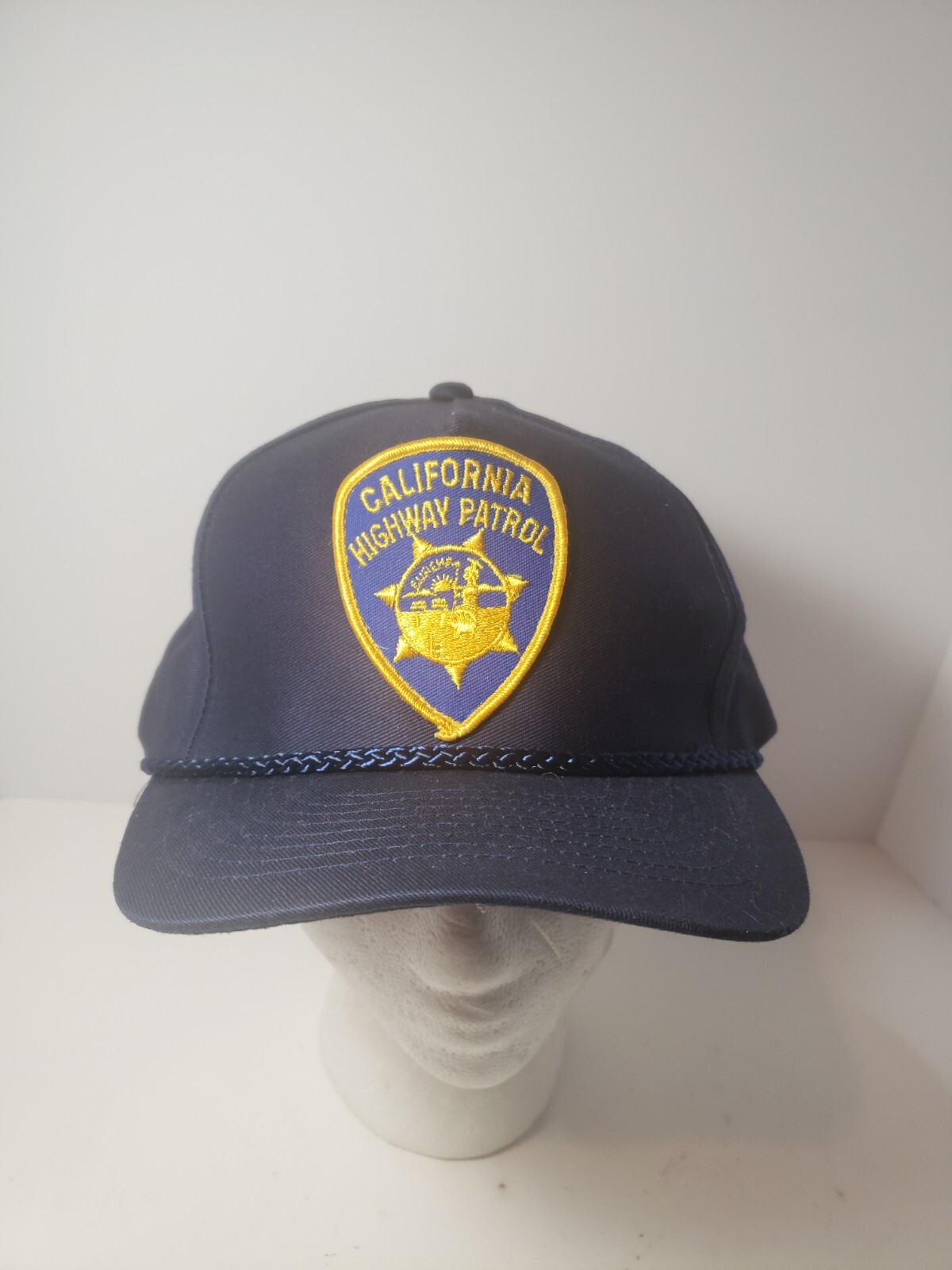Vintage California Highway Patrol Snapback Mesh Trucker Hat Cap | eBay