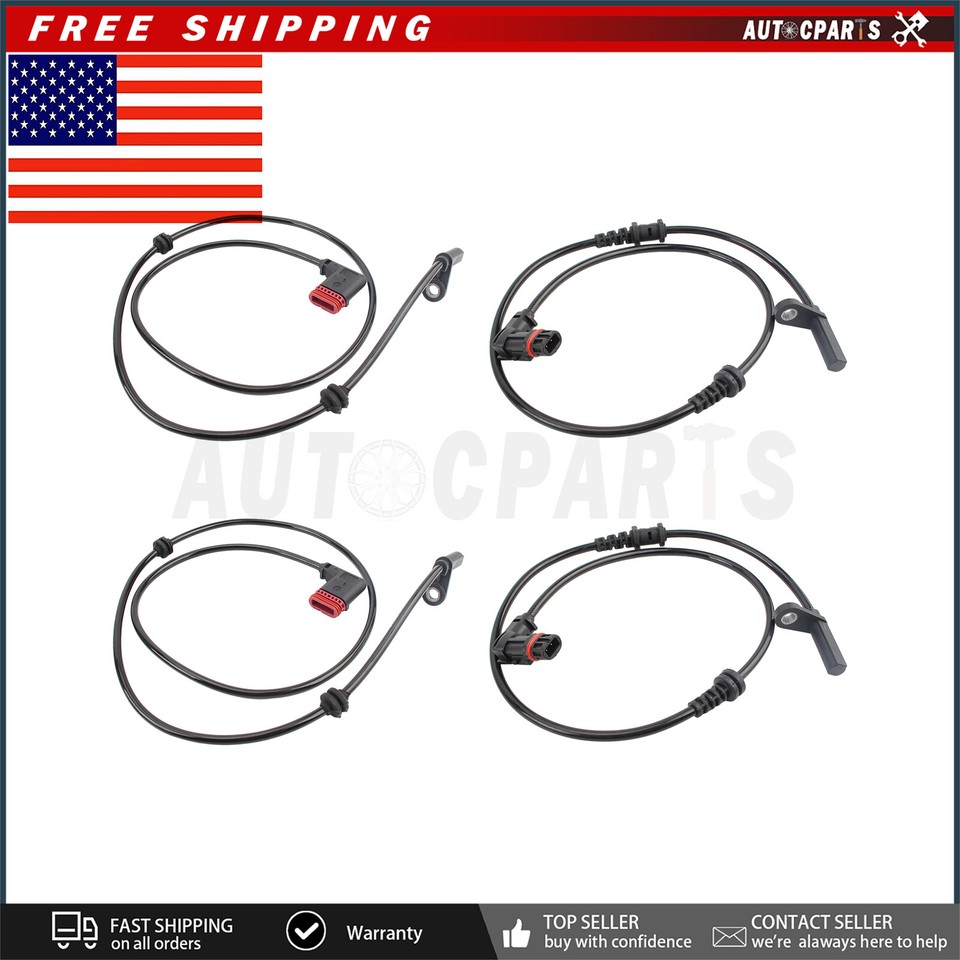 Front Rear ABS Wheel Speed Sensor For Mercedes C-Class C250 C300 C350 ...