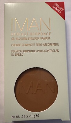 IMAN Cosmetics Perfect Response Oil Blotting Pressed Powder Shade ...