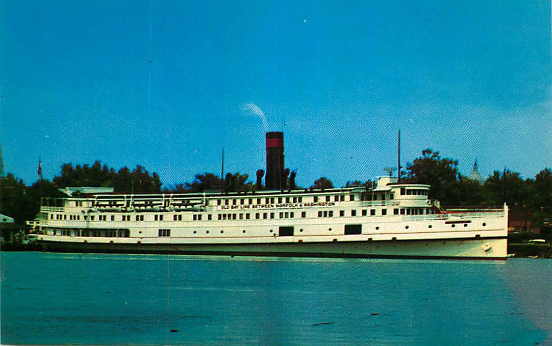 Postcard Baltimore Steam Packet Co. Steamer "District of Columbia" DC ...