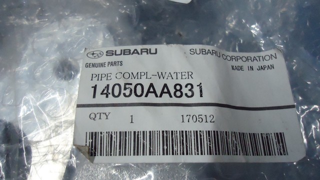 Subaru 14050AA831 Genuine OEM Factory Original Water Pipe for sale ...