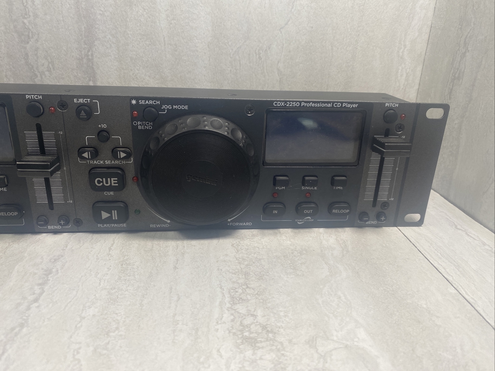 Gemini CDX-2250 Dual Rack Mount Professional CD Player(Control Unit ...