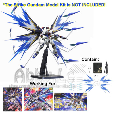 DRAGOON System Wing Effect Parts w/ Base Set For 1/100 MG Strike ...