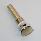 Brushed Gold Waste P-Traps Pop Up WOverflow Bathroom Basin Sink Tap ...