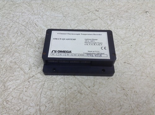 OMEGA OM-CP-QUADTEMP 4 Channel Thermocouple Temperature Recorder ...