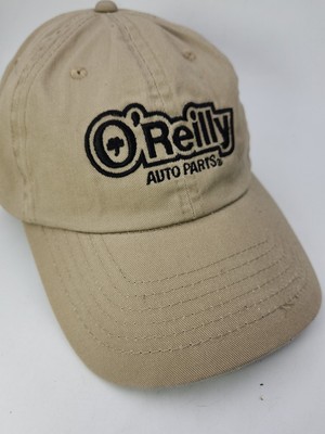 O'Reilly Auto Parts Beige Embroidered Adjustable Hat Low Profile Dad ...