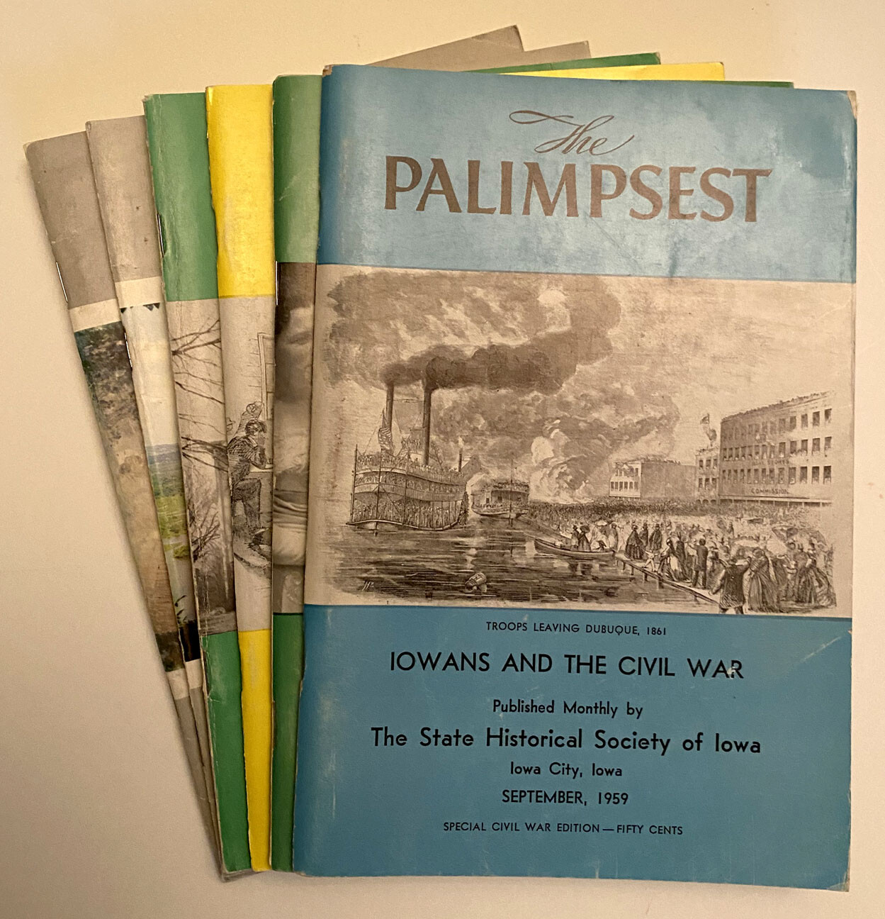 Lot Of 6 Palimpsest Iowa History Magazines September 1959 - July 1960 ...