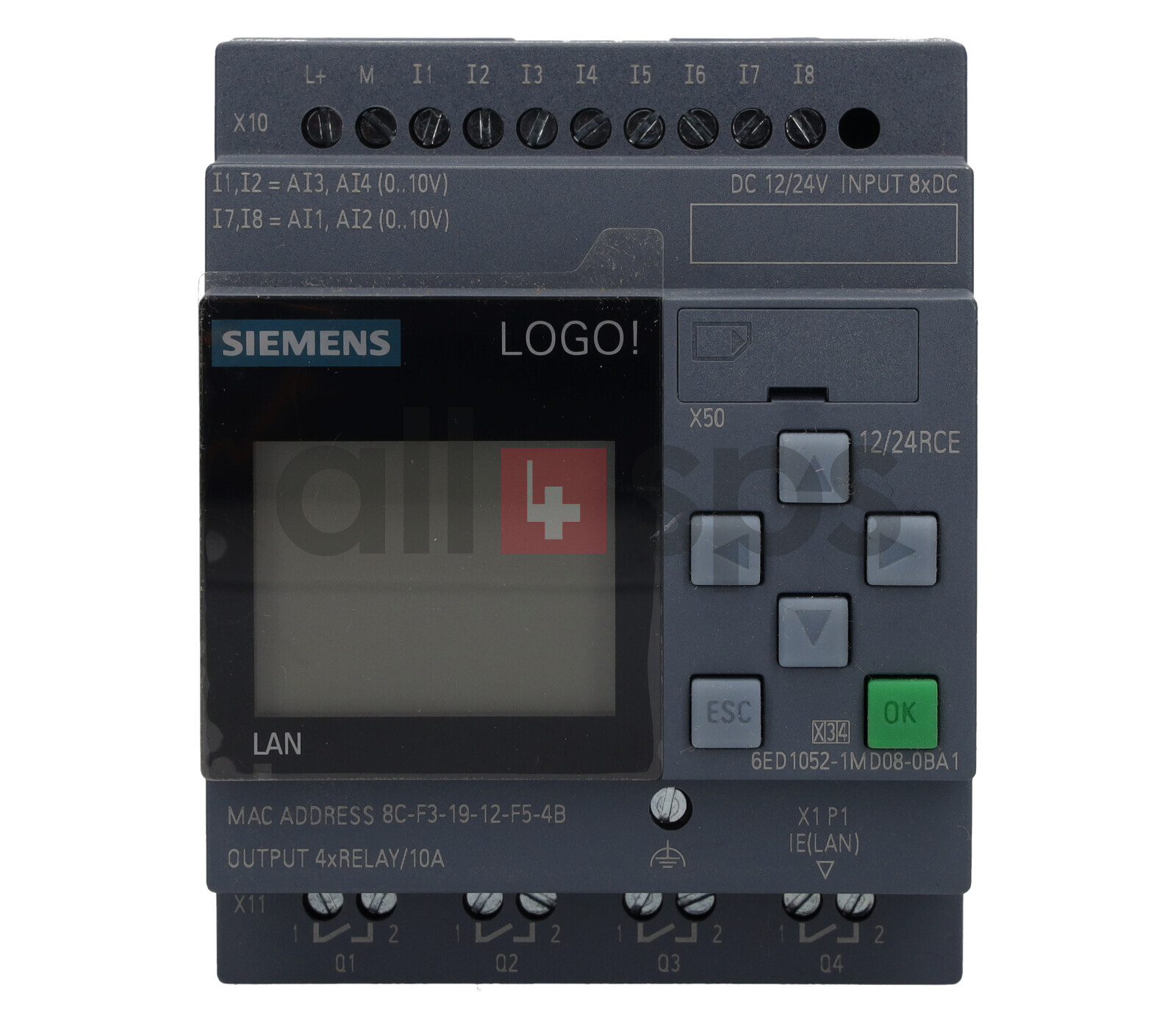 SIEMENS LOGO 12/24RCE - 6ED1052-1MD08-0BA1 NEU (NO) | eBay