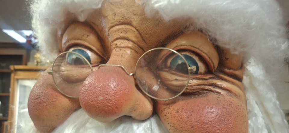 8 Foot 1950's-60's Animated Vintage Mechanical Santa Store Window ...