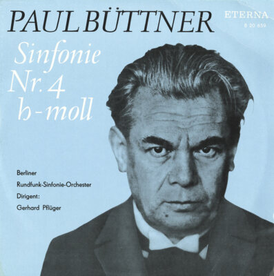 BUTTNER PAUL Symphony 4 PFLUGER Berlin RSO Eterna 820659 LP 1965 Mono ...