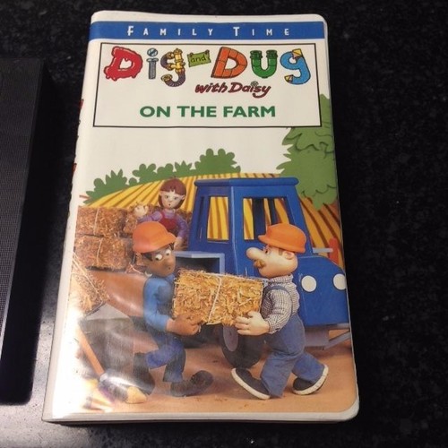 DIG AND DUG WITH DAISY ON THE FARM-VHS VIDEO-4 EPS-MACHINES-40M ...