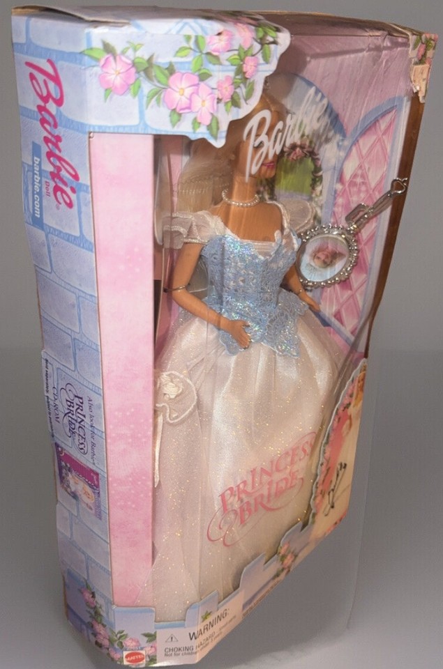 Barbie From Pretty Princess To Blushing Bride Princess Bride 2000 Doll ...