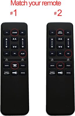 Richmat Wireless Remote Control Replacement Model HJH55 for Adjustable ...