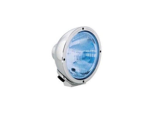 BLUE Hella RALLYE 4000 CHROME BLUE SPREAD BEAM 12V 100W | eBay