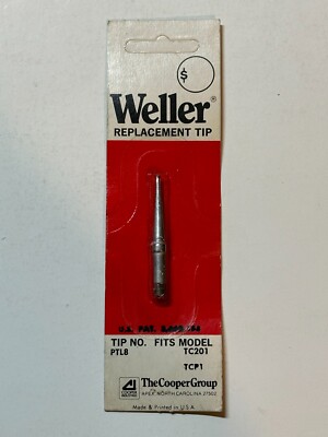 NEW Weller Replacement Tip PTL8 for Soldering Iron Model TC201 | eBay