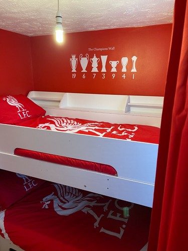 Liverpool FC Wall Decal/Sticker - One Colour Wall of Champions LFC ...