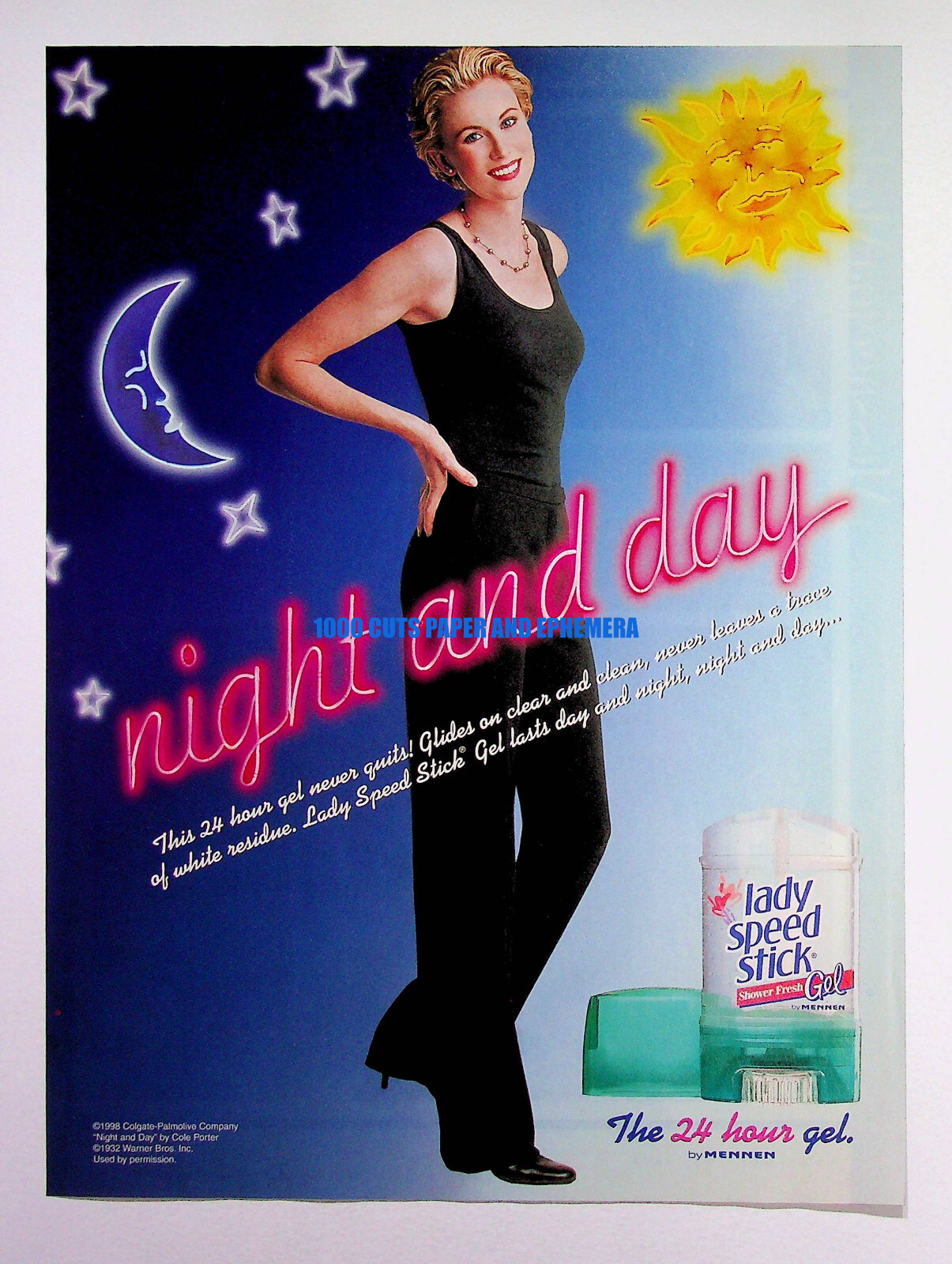Lady Speed Stick Deodorant Colgate 1998 Trade Print Magazine Ad Poster ...