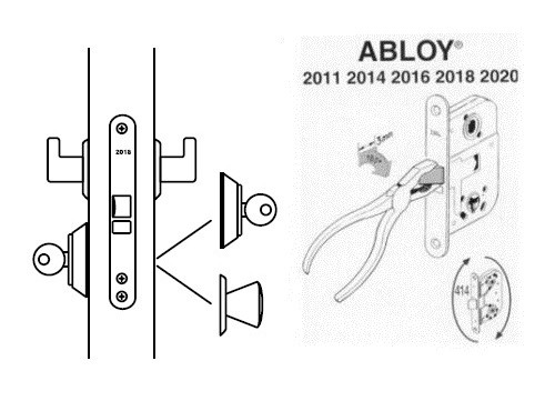 Abloy 2018 mustard Scandinavian range mechanical lock cases for ...