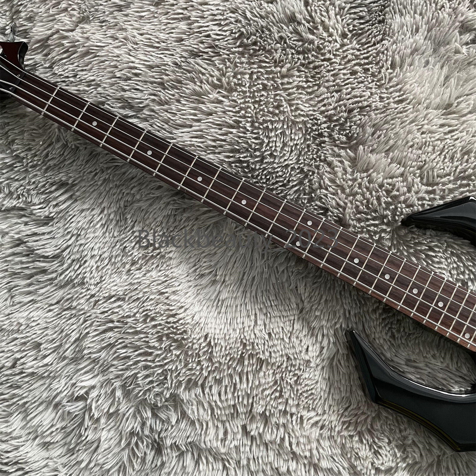 Unbranded 4 String Black Electric Bass Guitar Spider Shape Solid ...