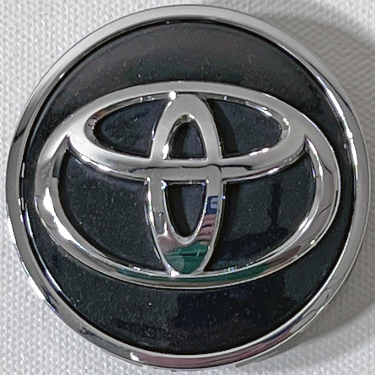 Toyota 2 1/2" Black Button Center Caps Fits Most Models # 42603-06150 ...