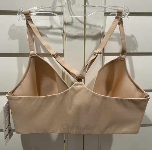 Chantelle Women's Beige Front Close Racerback Underwire Bra Size 32DD/E ...