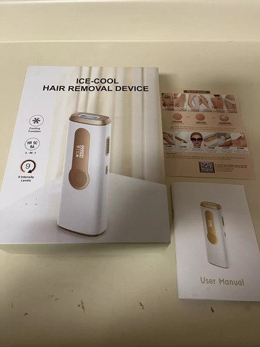 Ice-Cool Hair Removal Device IPL 9 Intensity Levels Open Box But Brand ...