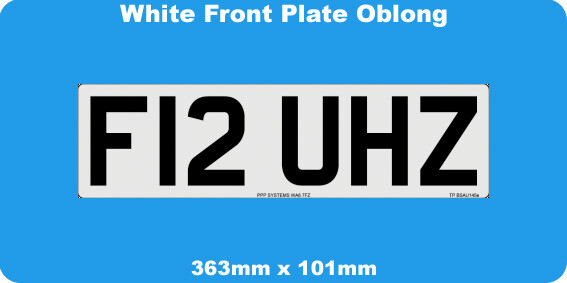 Smallest Legal Number Plate Adhesive Blanks Small Number Plates Legal ...