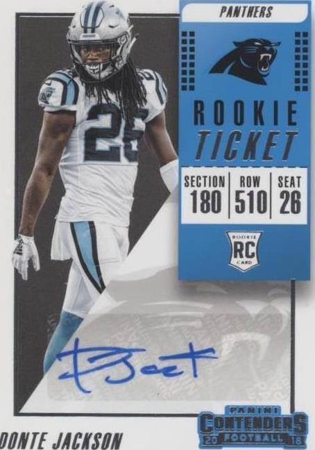 2018 Panini Contenders - Rookie Ticket/Rookie Ticket Variation Donte ...