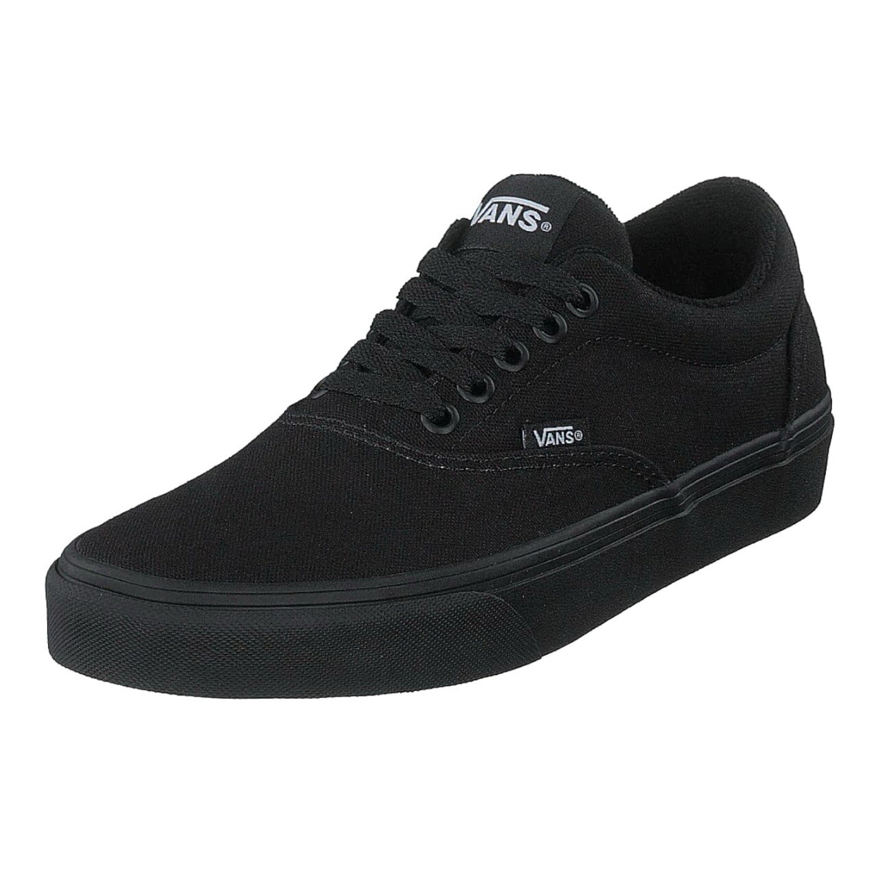 Vans Men’s Doheny Skateboarding Shoe Size 9 Canvas Low All Black ...