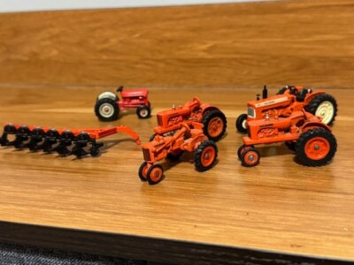 Vintage Ertl Allis Chalmers Metal Tractor USA and FORD 681 Select Speed ...