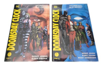 Doomsday Clock PART 1 & 2 Lot DC Hardcover Graphic Novel * LIBRARY ...