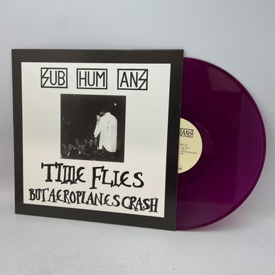 Subhumans ‎Time Flies/Rats Vinyl LP RSD 2023 Deep Purple Reissue NM/NM ...