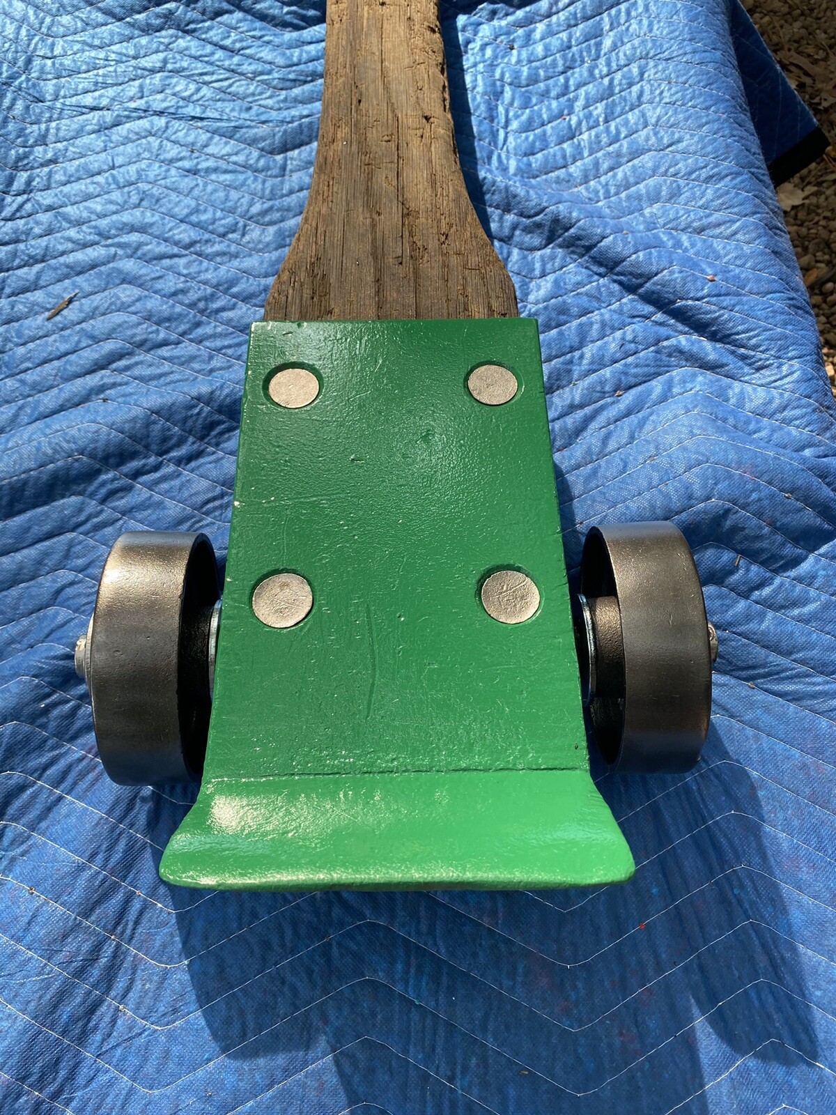 Vintage Railroad Fairbanks & Co Pry / Johnson Bar Dolly Rail & Tie ...