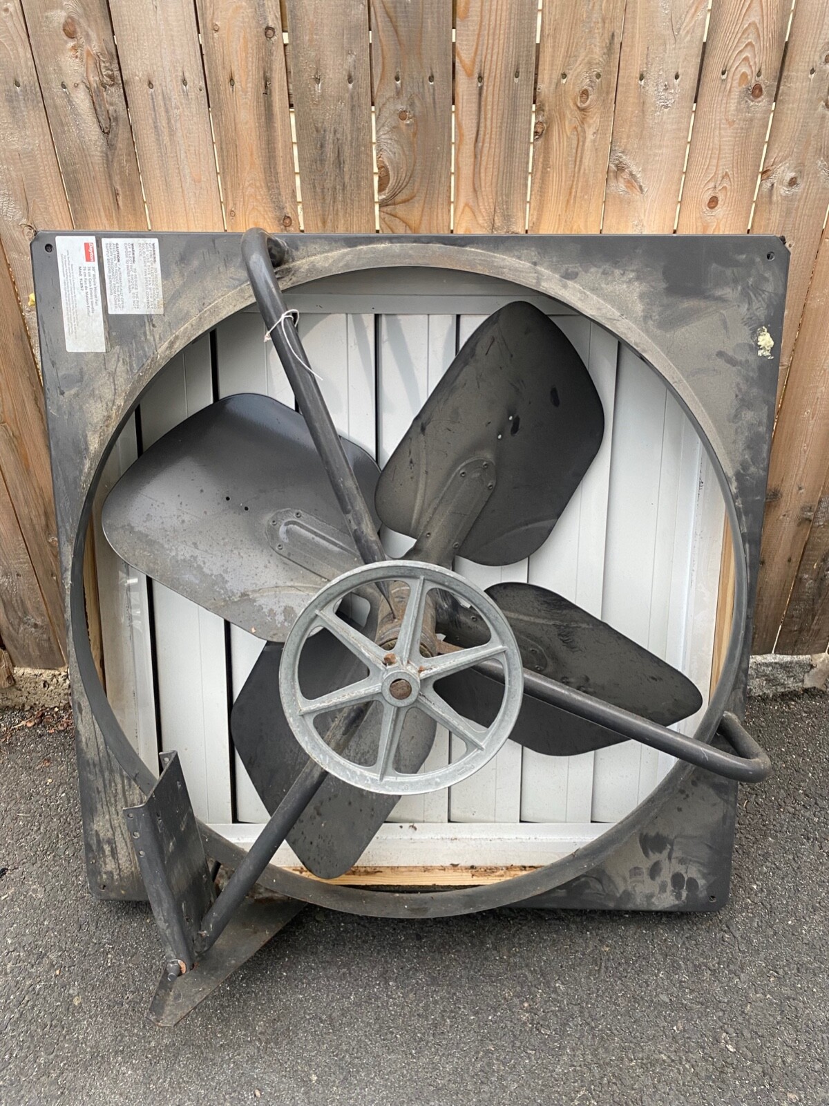 Dayton Whole House Fan, 30 in Blade Diameter + Motor + Shutter -U$ED | eBay