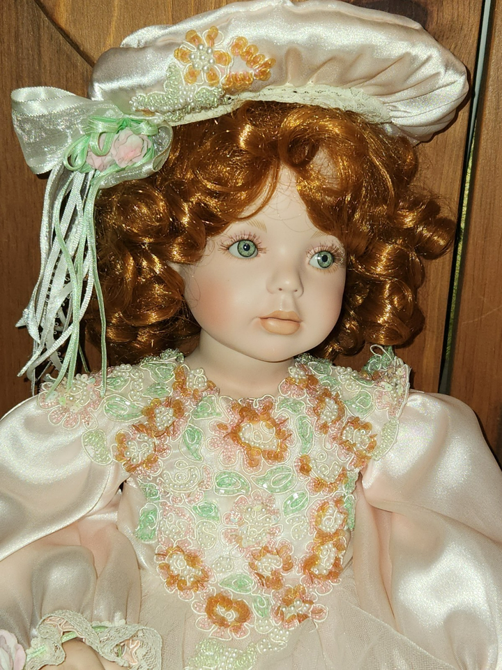 Colleen #9/1000 Rustie & Donna RuBert 24" Sitting Porcelain Doll | eBay