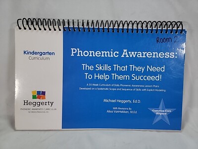 Heggerty Phonemic Awareness Kindergarten Curriculum Teachers Manual ...