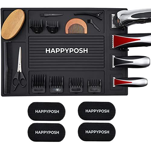 Magnetic Barber Mat, Barber Mats for Clippers, Barbershop Salon Mat for ...