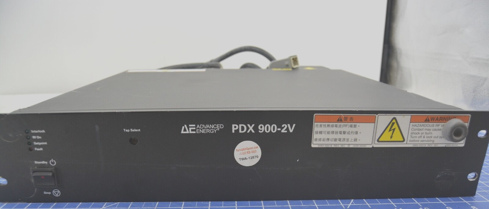 0190-08677 / PDX 900-2V GENERATOR RF 900W 350KHZ, 3156024-132 ...