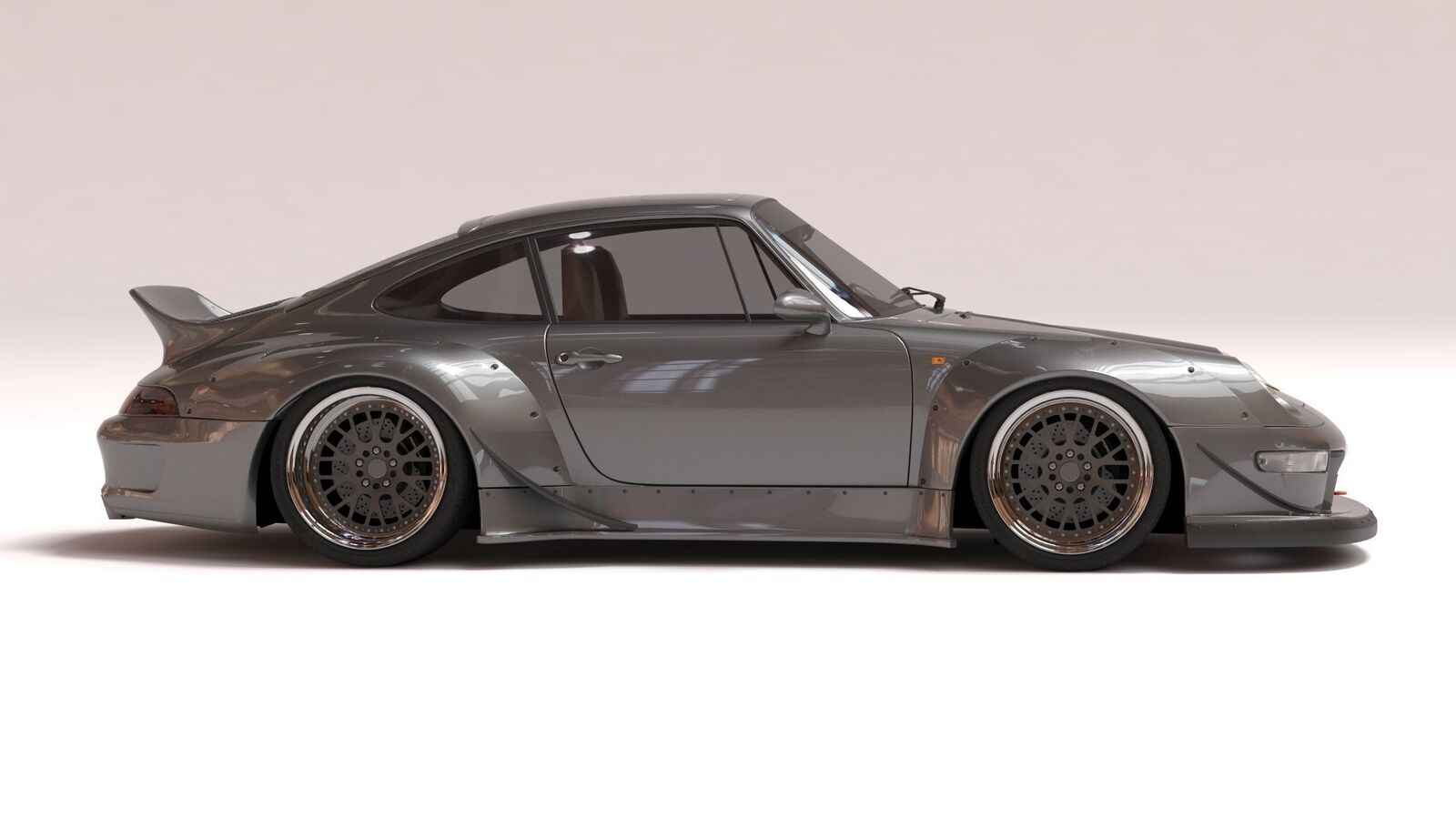 Widebody Kit For Porsche RWB 993 Ducktail Scales 1:24 1:18 and 1:8 | eBay
