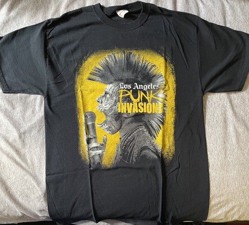 LA Punk Invasion 2k16 Shirt (Medium) Conflict, The Unseen, Blanks 77 ...