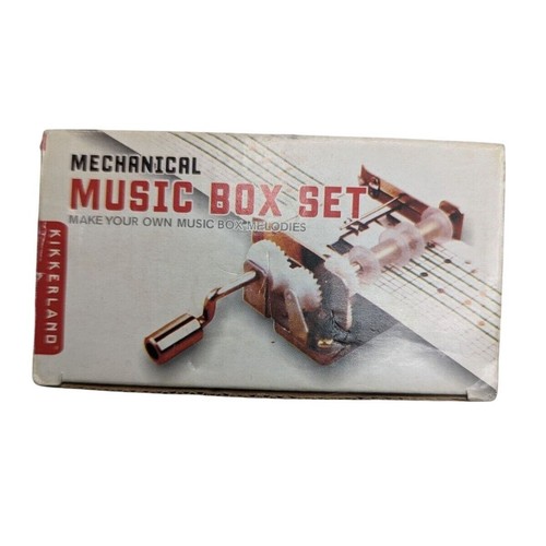 Kikkerland Mechanical Music Box Set Make Your Own Music Box | eBay