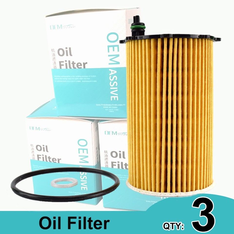3x Car Engine Oil Filter 26320-3CAA0 For Kia Hyundai 3.3L 3.5L Sorento ...