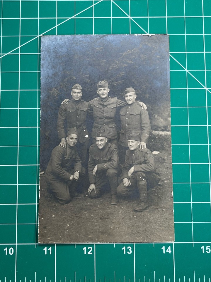 WW1 33rd Division Group Photo RPPC | eBay