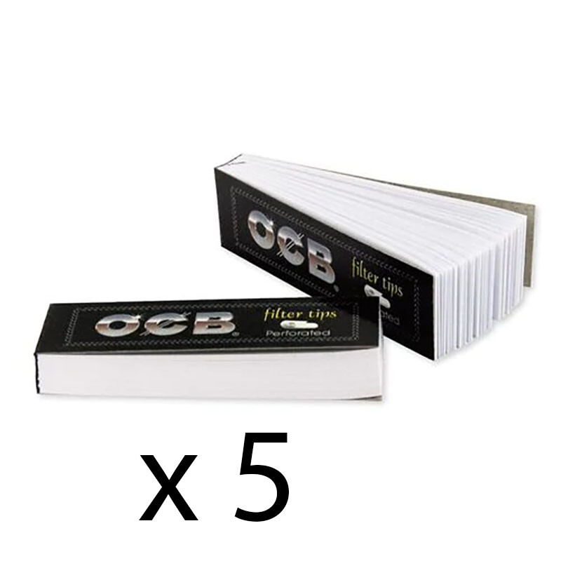 10x OCB Roach Filter Tips Perforated for Easy Rolling - Cardboard ...